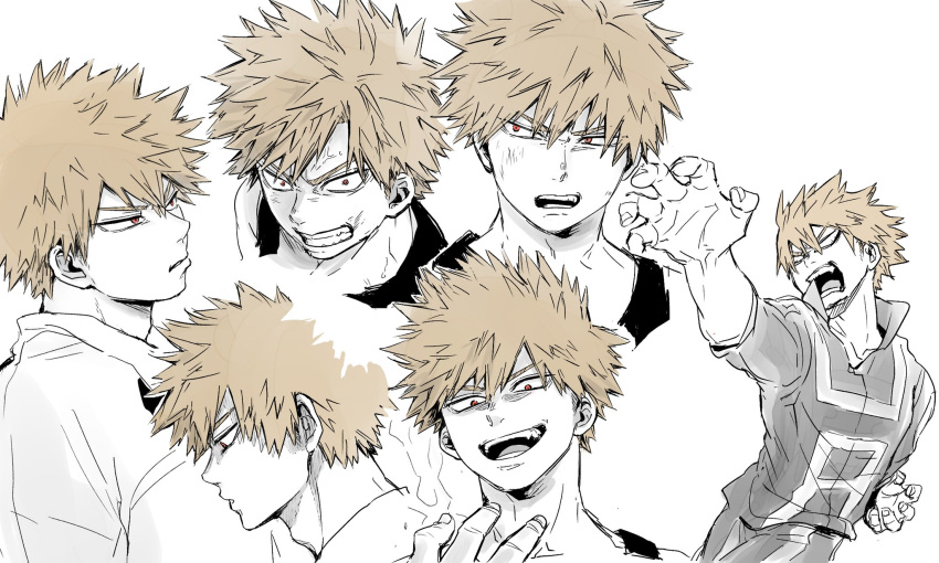 Safebooru - 1boy bakugou katsuki blonde hair boku no hero academia ...