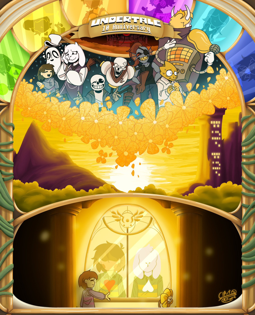 Safebooru - anger vein animal ears anniversary asriel dreemurr blonde ...