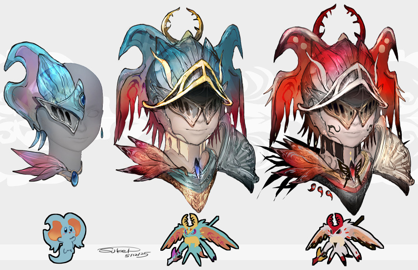 Safebooru - 2025 3boys absurdres armor artist name chaos elfilis closed ...