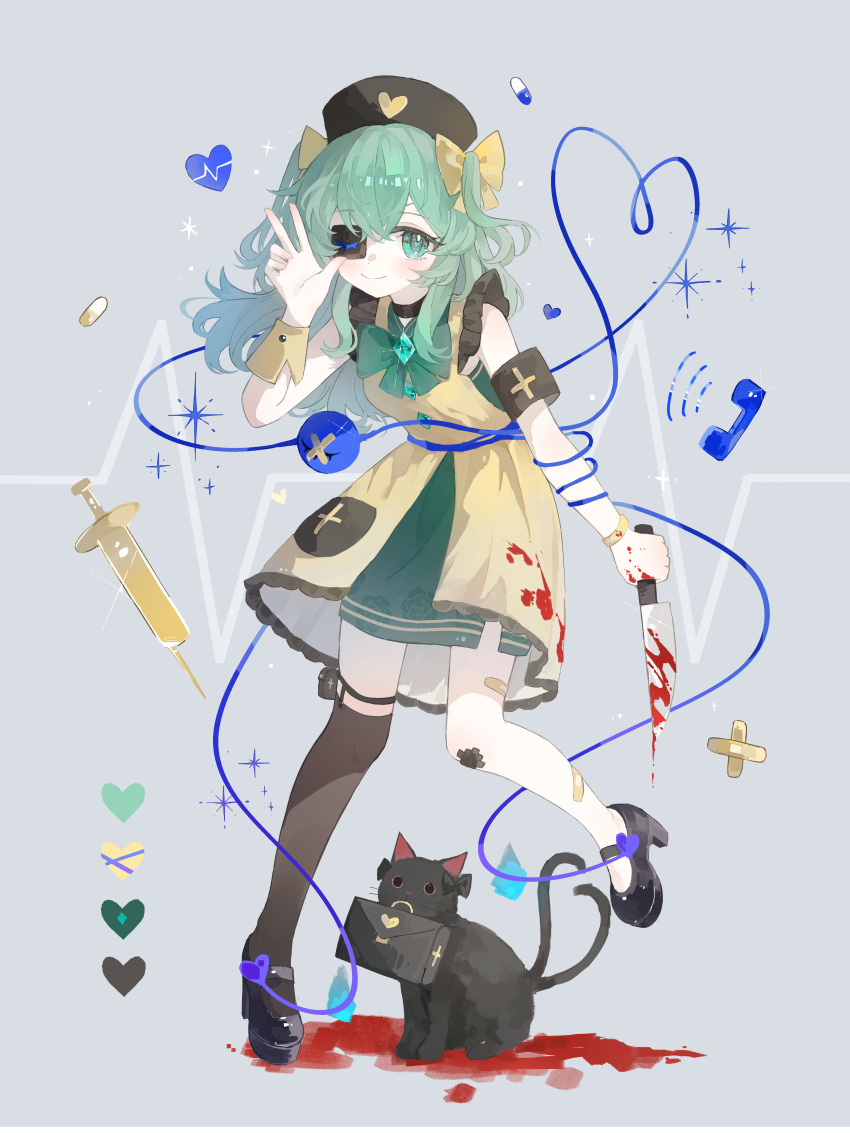 Safebooru - 1girl absurdres adapted costume alternate headwear animalization apron armband bag ...