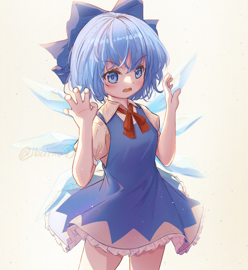 Safebooru - 1girl :o blue bow blue dress blue eyes blue hair blush bow ...
