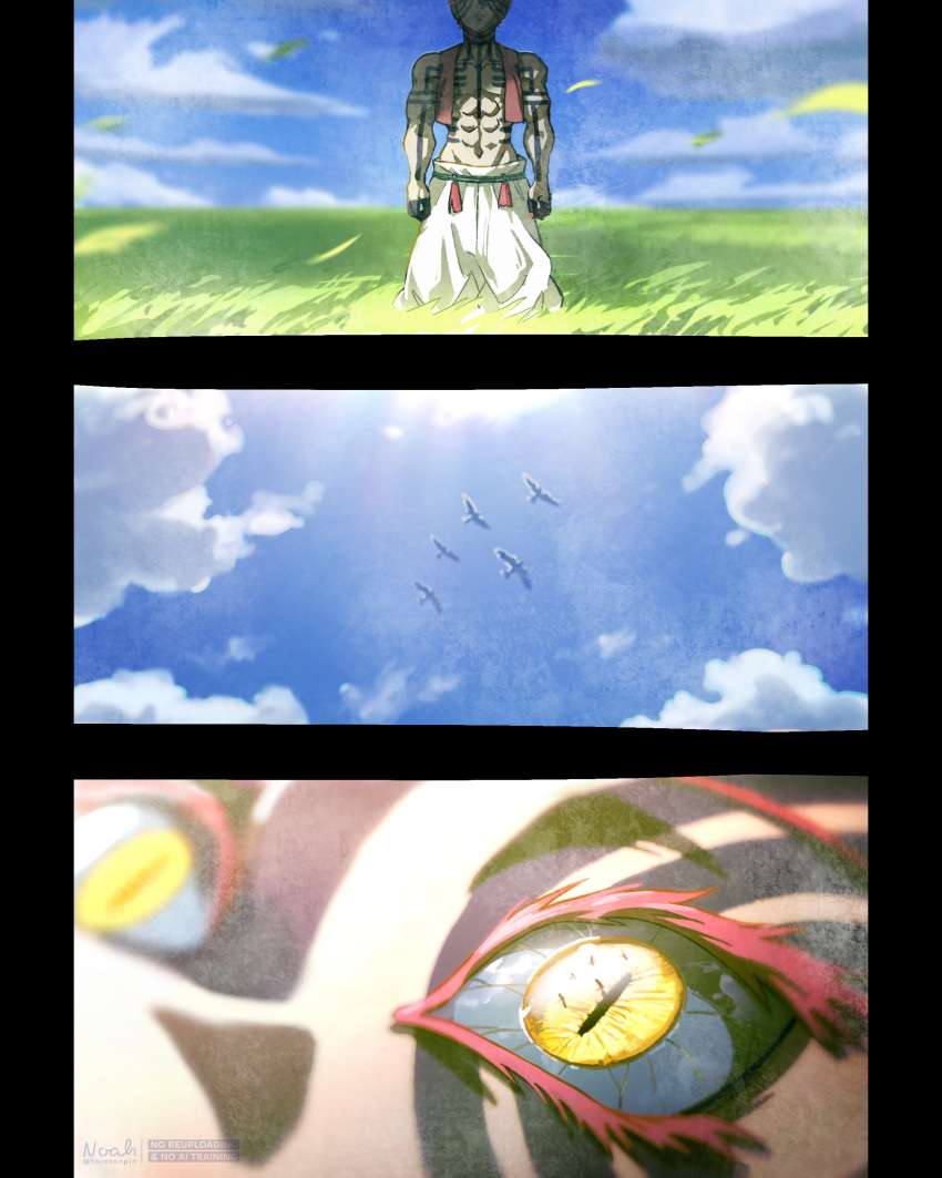Safebooru - 1boy absurdres akaza (kimetsu no yaiba) body markings ...