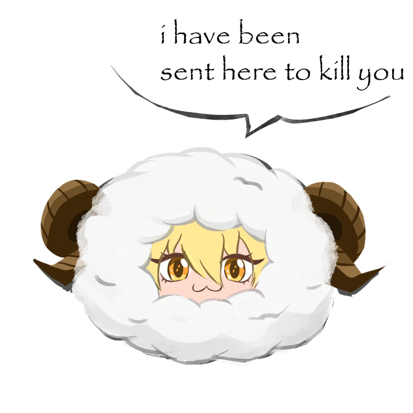 Safebooru - 1girl :3 blonde hair commentary disembodied head don ...