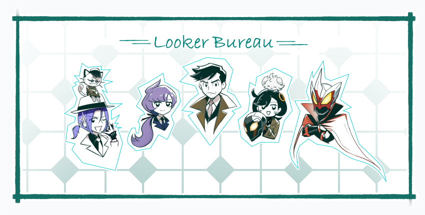Safebooru - 2girls 3boys anabel (pokemon) black ribbon blaziken mask ...