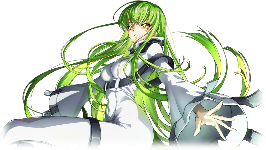 Safebooru - 1girl arms up blurry breasts c.c. code geass code geass ...