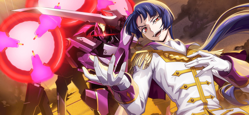 Safebooru - arnold renck ascot blue hair code geass code geass: dakkan ...