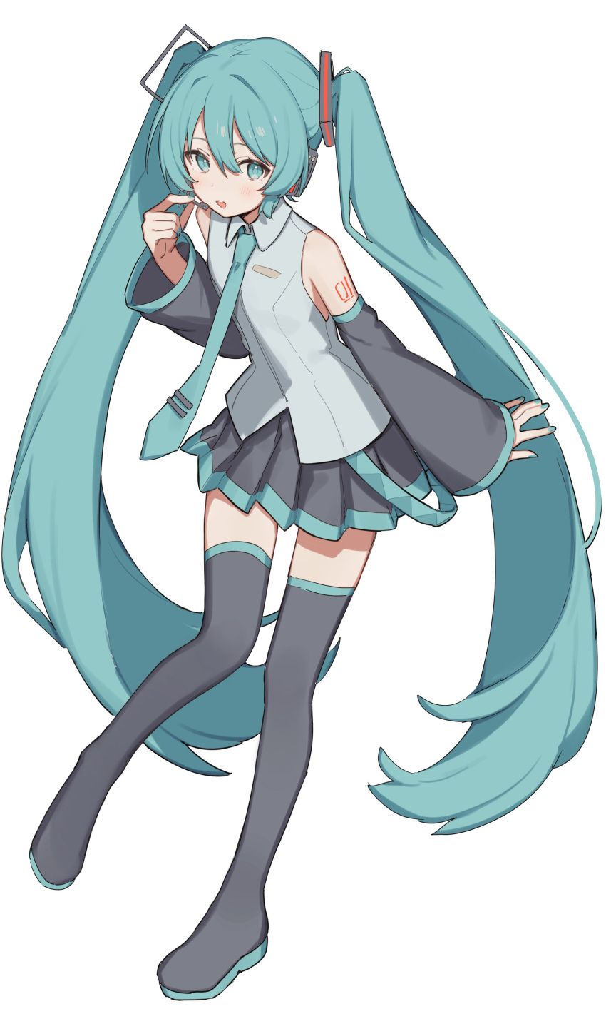 Safebooru - 1girl absurdres aqua eyes aqua hair aqua nails aqua necktie ...