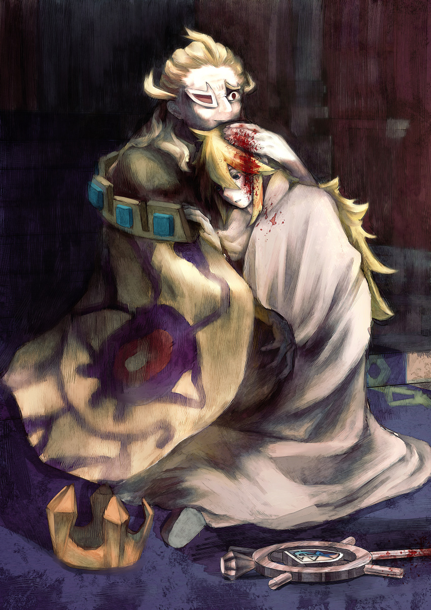 Safebooru - 2boys absurdres blood blood in hair blood on clothes blood ...