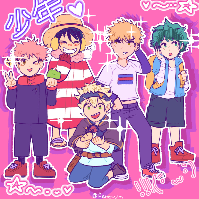 Safebooru - 5boys animal asta (black clover) bird black clover black ...