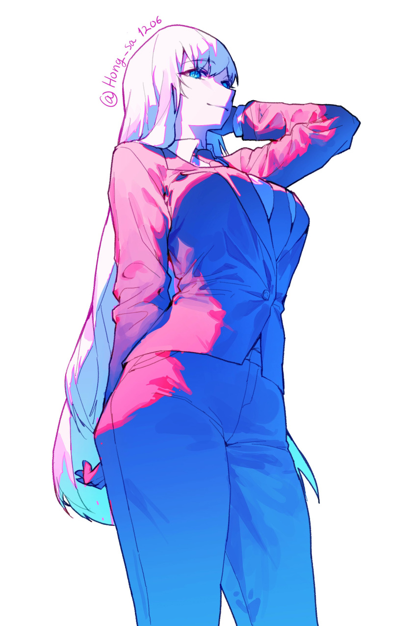 Safebooru - 1girl absurdres angelica (project moon) black gloves black ...