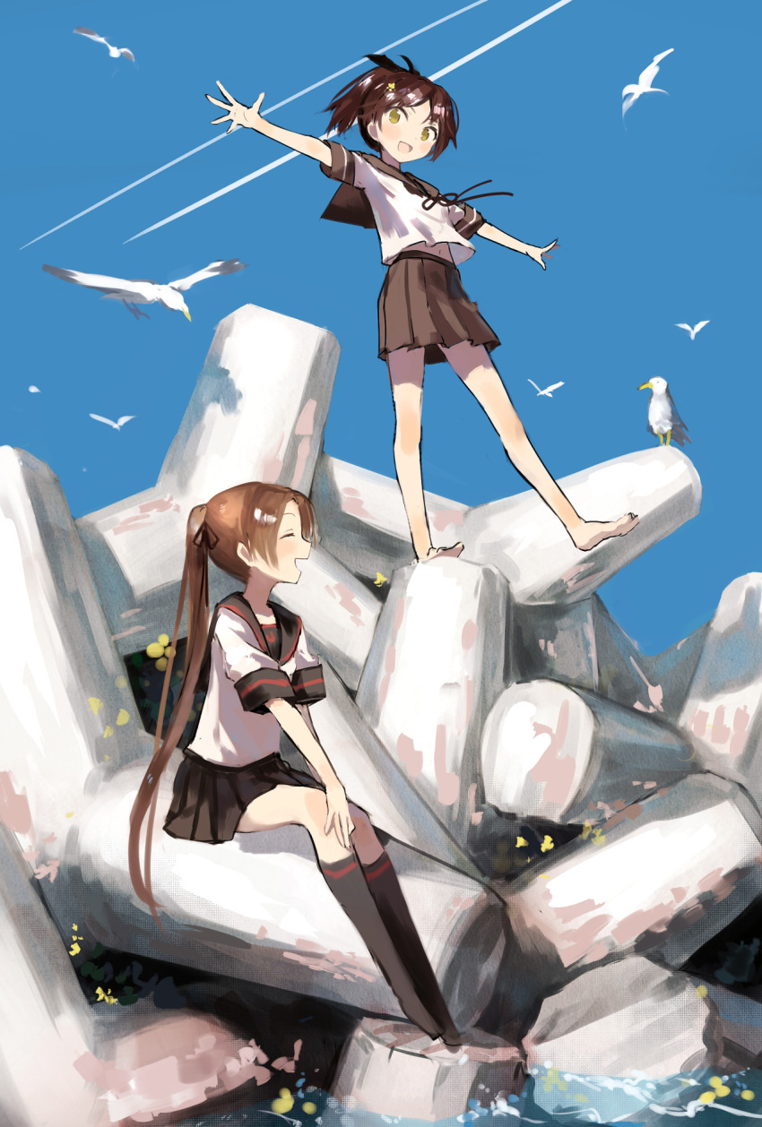 Safebooru - 2girls alt (apou) ayanami (kancolle) ayanami kai ni ...