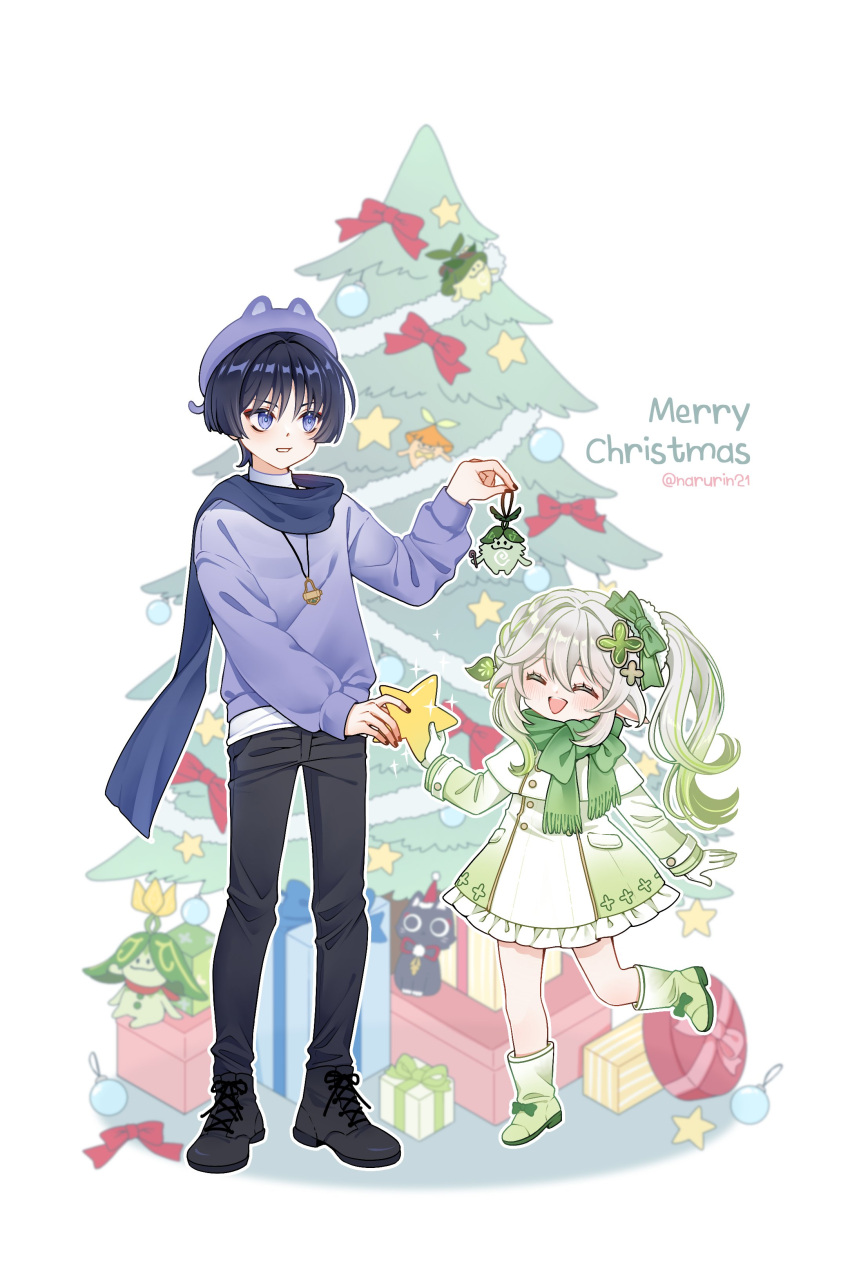 Safebooru - 1boy 1girl absurdres alternate costume animal ear headwear ...