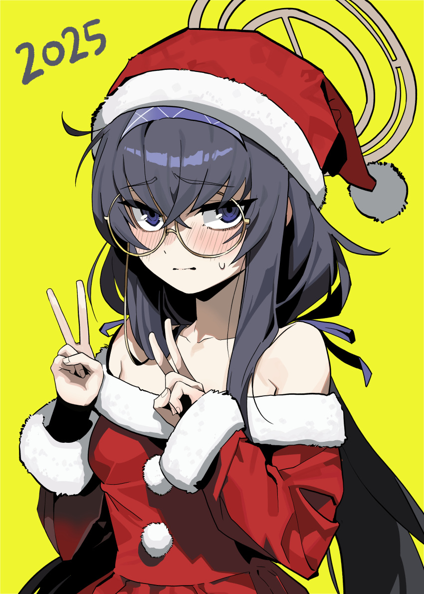 Safebooru - 2025 absurdres alternate costume bare shoulders black hair ...