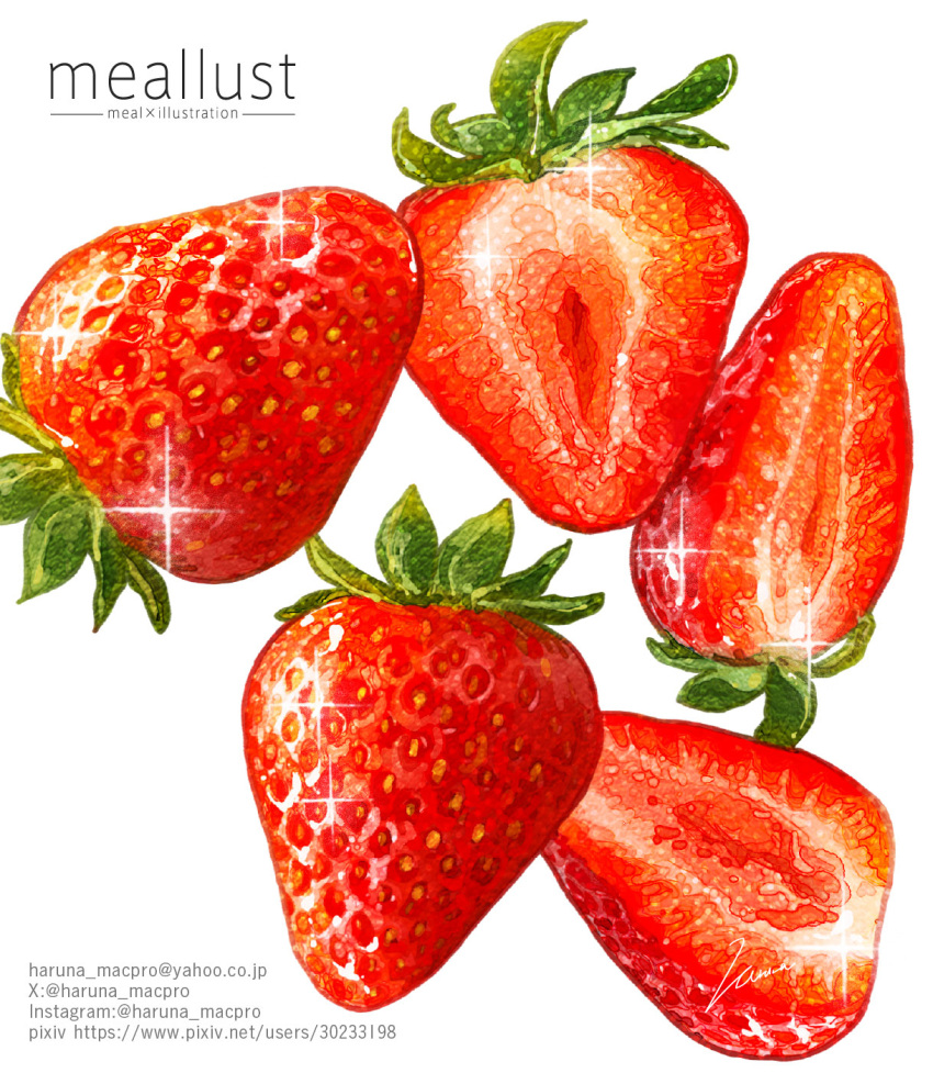 Safebooru - artist name commentary request food food focus fruit haruna ...