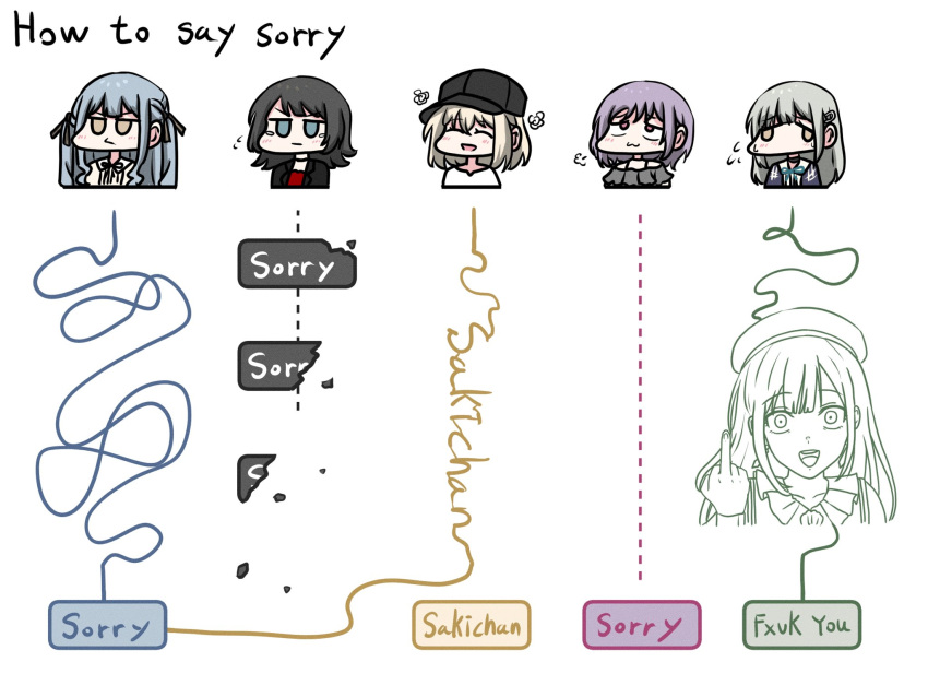 Safebooru - 6+girls ave mujica (bang dream!) bang dream! bang dream! it ...