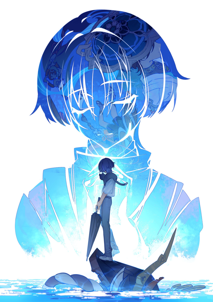 Safebooru - 1boy absurdres alternate costume alternate universe ...