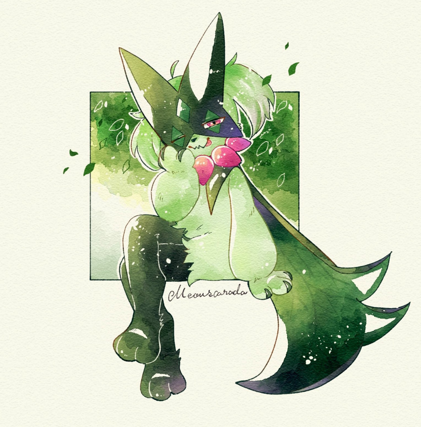 Safebooru - 1other :p animal hands body fur border character name ...