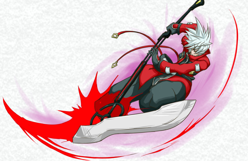 Safebooru - blazblue coat gloves hair over one eye ragna the bloodedge ...