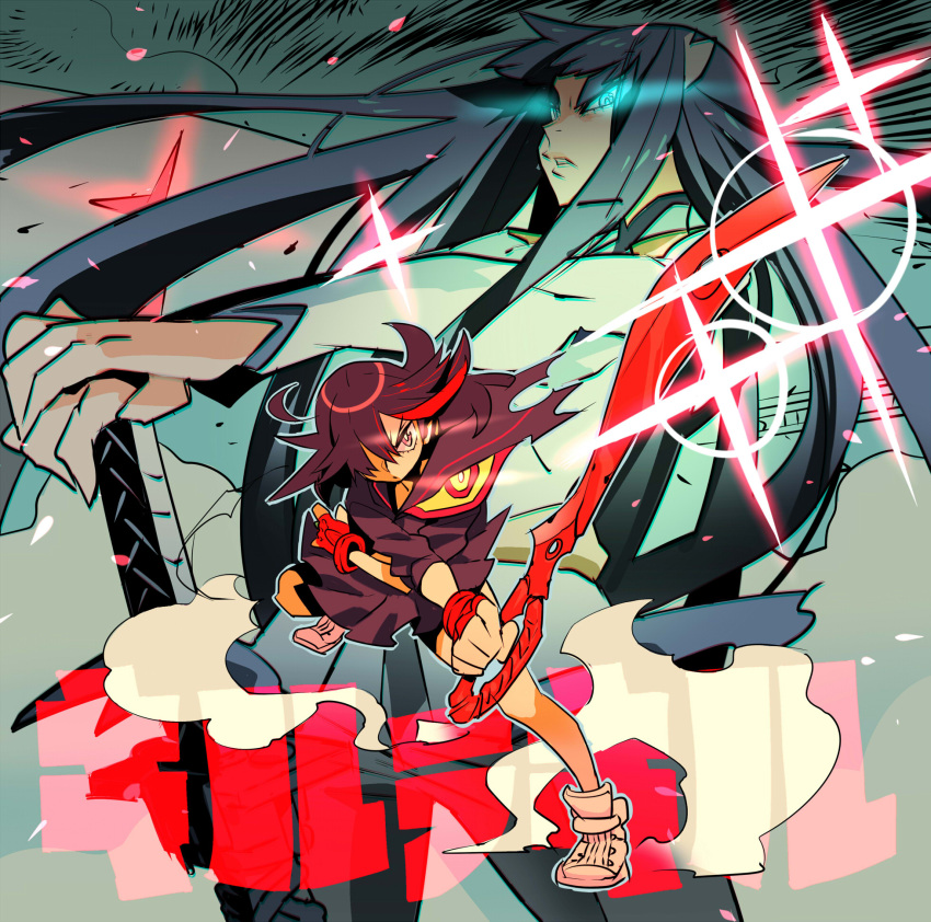 Safebooru - 2girls highres kill la kill kiryuuin satsuki matoi ryuuko ...
