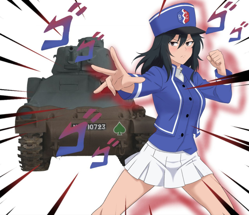 Safebooru - 1girl andou (girls und panzer) bc freedom military uniform ...