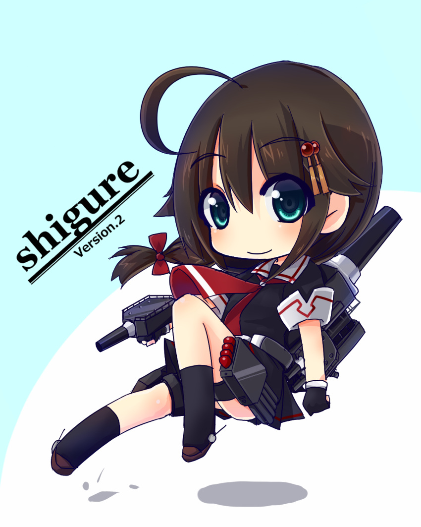 Safebooru - 1girl black hair blue eyes blush bow braid chibi hair bow ...