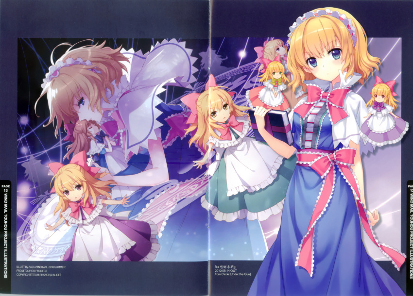 Safebooru - absurdres alice margatroid an2a blonde hair blue eyes book capelet doll dress ...