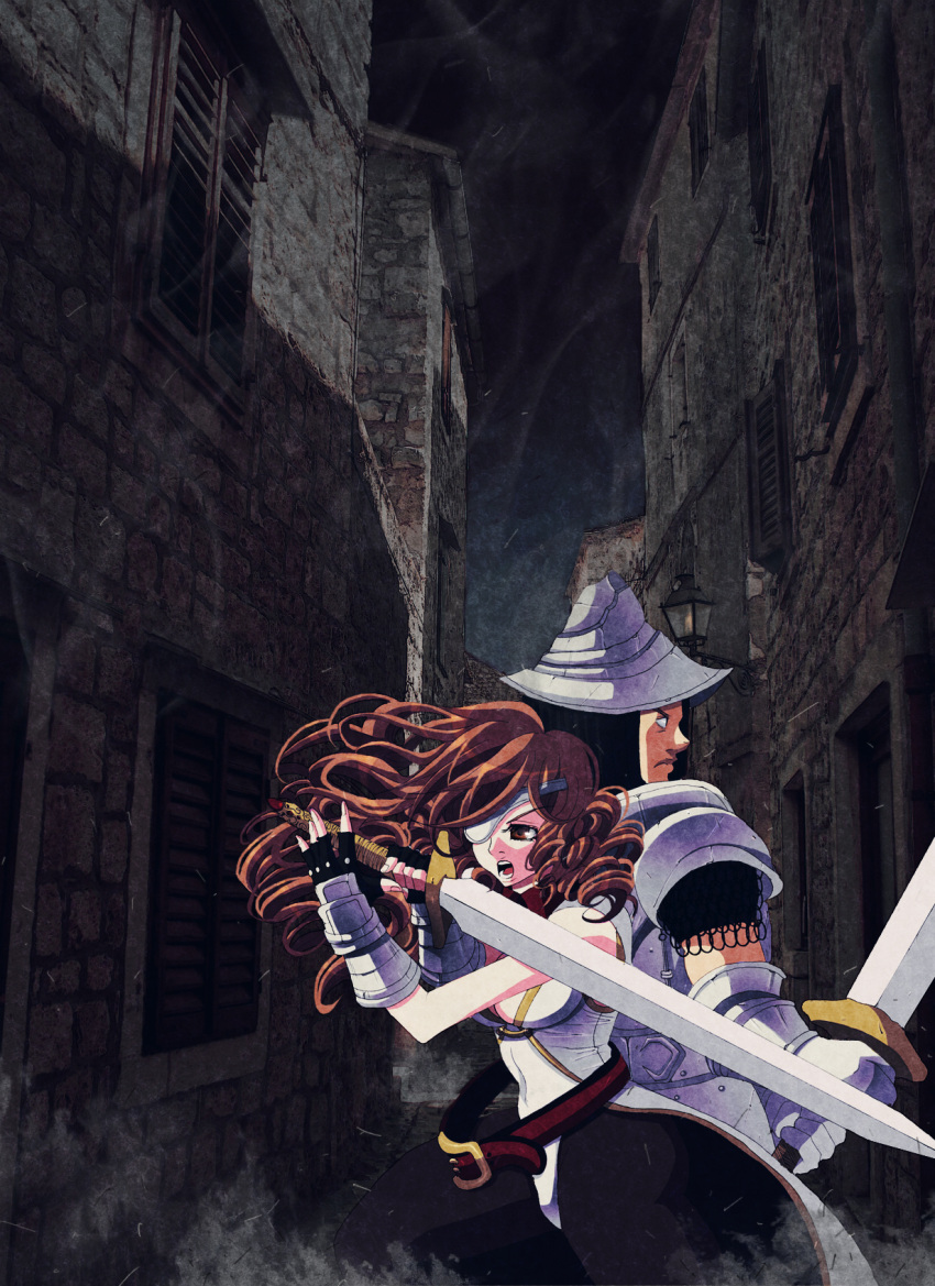 Safebooru - adelbert steiner armor beatrix belt brown eyes brown hair ...