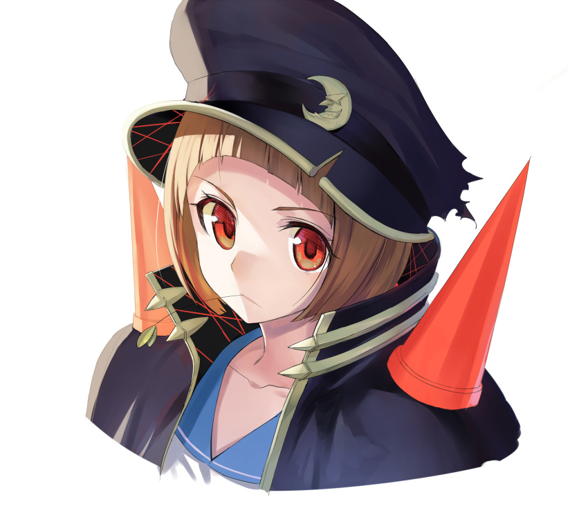 Safebooru - 1girl banchou brown hair feng ze hat highres kill la kill ...