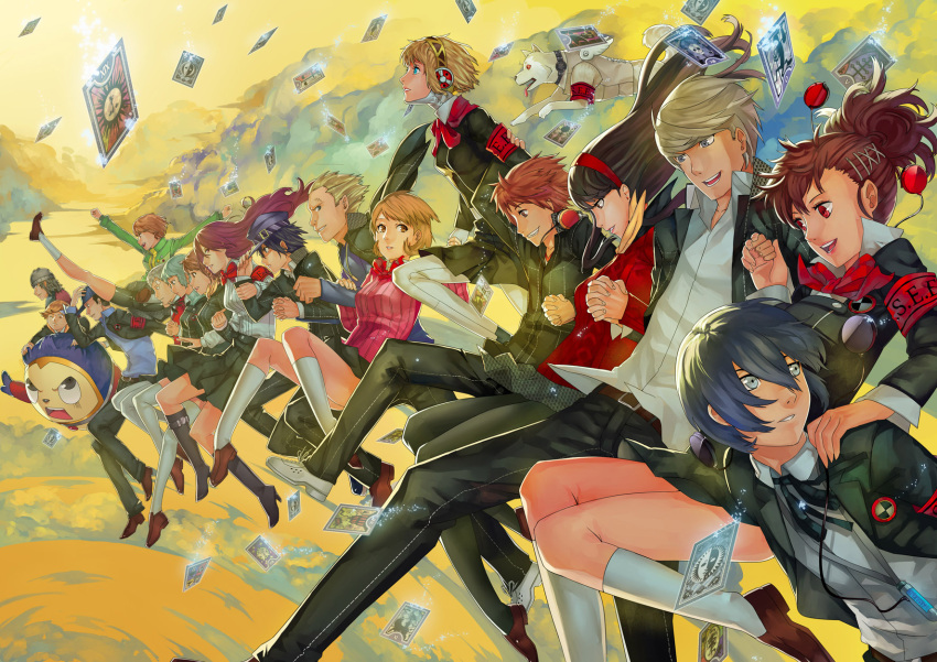 Safebooru 6boys 6girls Absolutely Everyone Aegis Amada Ken Amagi 1212