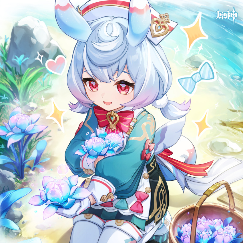 Safebooru - 1girl absurdres apron blue bow blue dress blue hair blue shoes bow bowtie dress ...