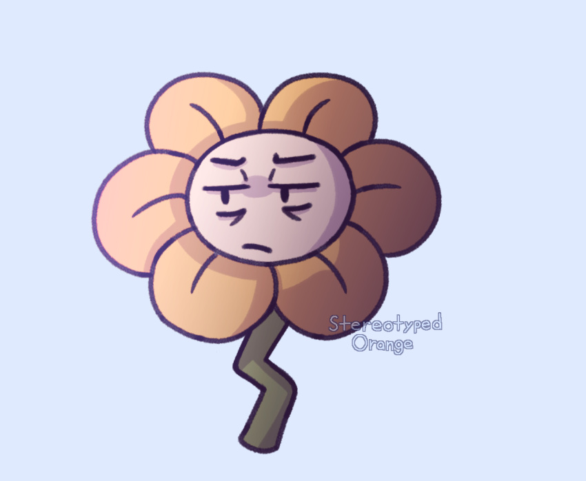 Safebooru - 1boy 2d artist name digital media flower flowey (undertale ...