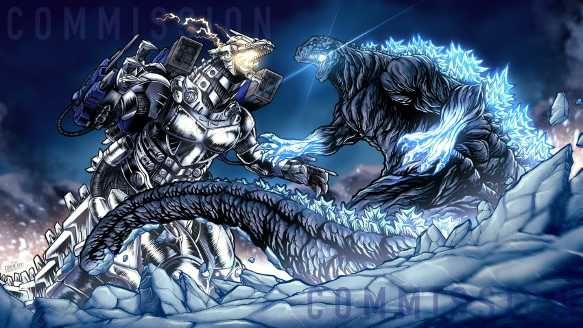 Safebooru - battle claws commentary commission english commentary fangs ...