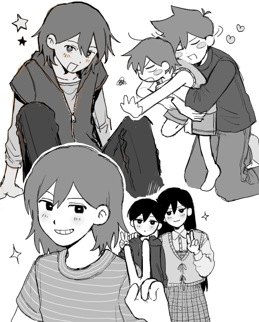 Safebooru - 1girl 2boys aged down alternate costume blush brother and ...