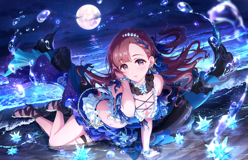 Safebooru - brown eyes brown hair dress idolmaster million live! theater days igarashi kyouko ...