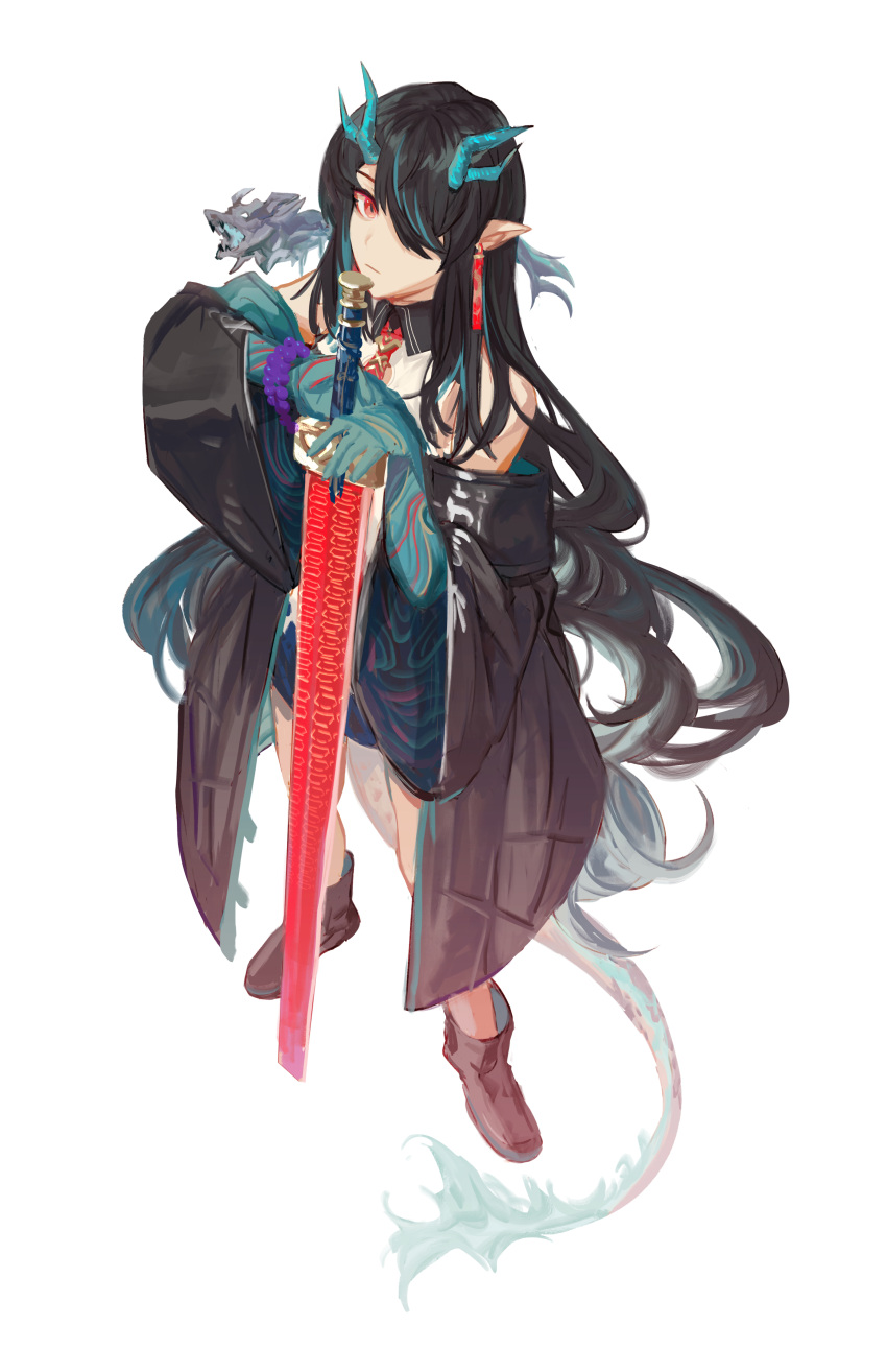 Safebooru 1girl Absurdres Arknights Bead Bracelet Beads Black Hair 0720