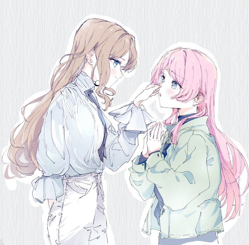 Safebooru - 2girls absurdres bang dream! bang dream! it's mygo!!!!! black necktie blue eyes ...