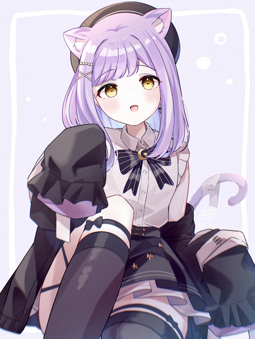 Safebooru - 1girl absurdres adapted costume animal ear fluff animal ears asymmetrical legwear ...