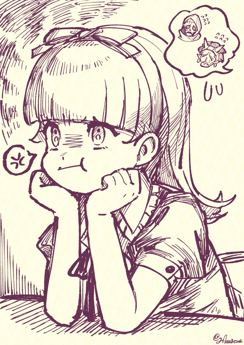 Safebooru - 1girl 2boys absurdres alice (megami tensei) anger vein angry belial (megami tensei ...