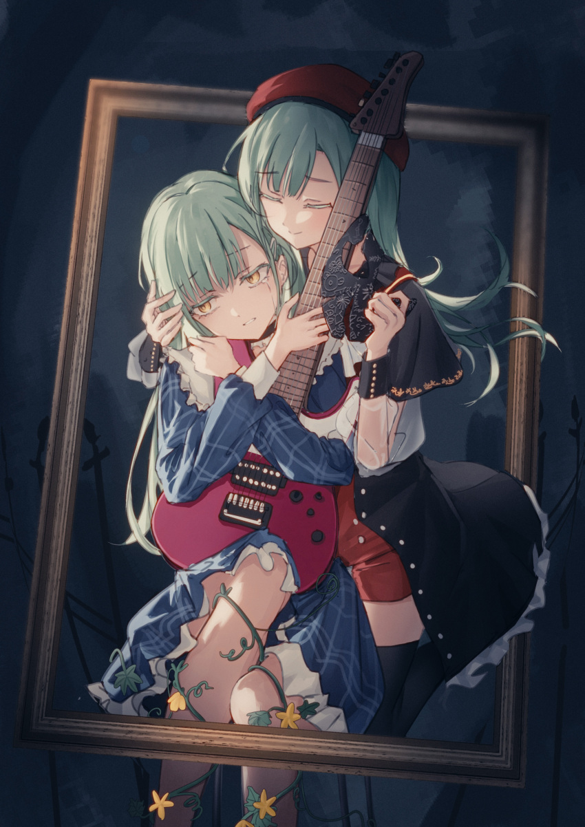 Safebooru - 2girls absurdres bang dream! bang dream! it's mygo!!!!! beret can142857 green hair ...