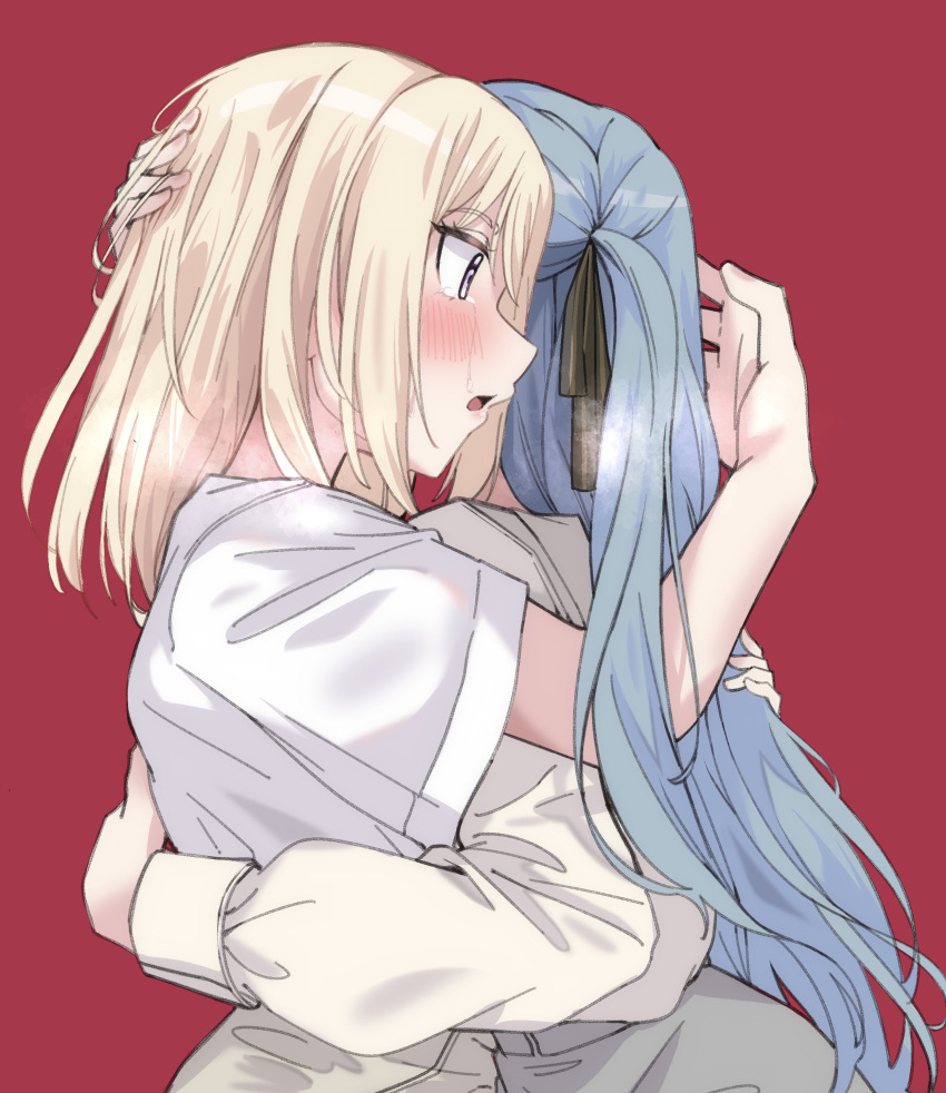 Safebooru - 2girls absurdres bang dream! bang dream! it's mygo!!!!! black ribbon blonde hair ...