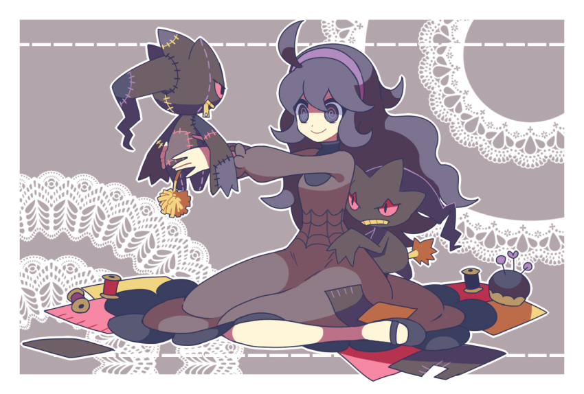 Safebooru - 1girl @ @ ahoge bags under eyes banette dadadanoda dress hairband hex maniac ...