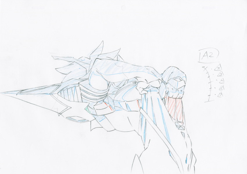 Safebooru - 1girl color trace highres junketsu key frame kill la kill ...