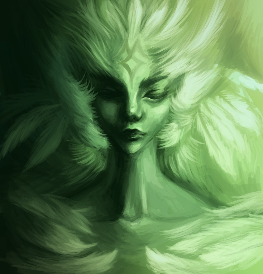 Safebooru - closed eyes final fantasy final fantasy xiv garuda highres ...