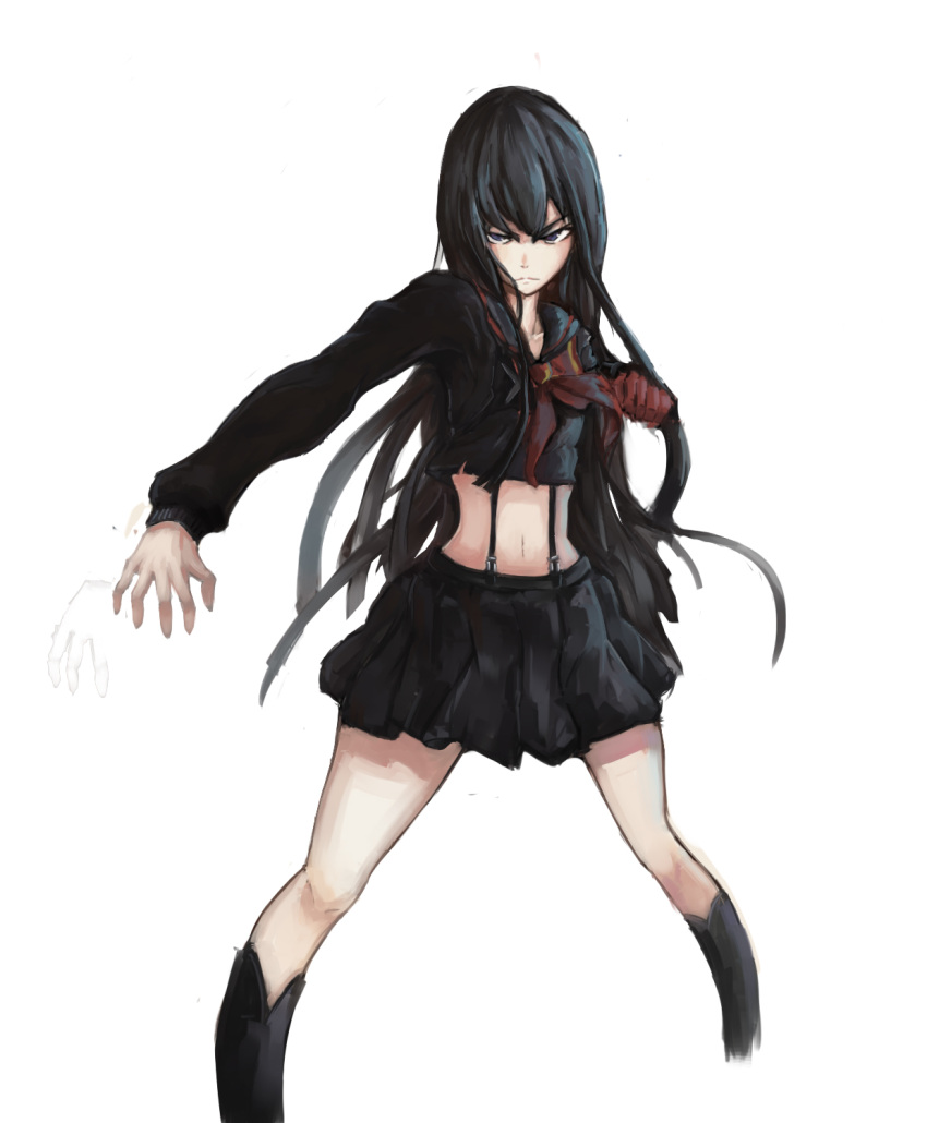 Safebooru - 1girl black hair highres kill la kill kiryuuin satsuki long ...
