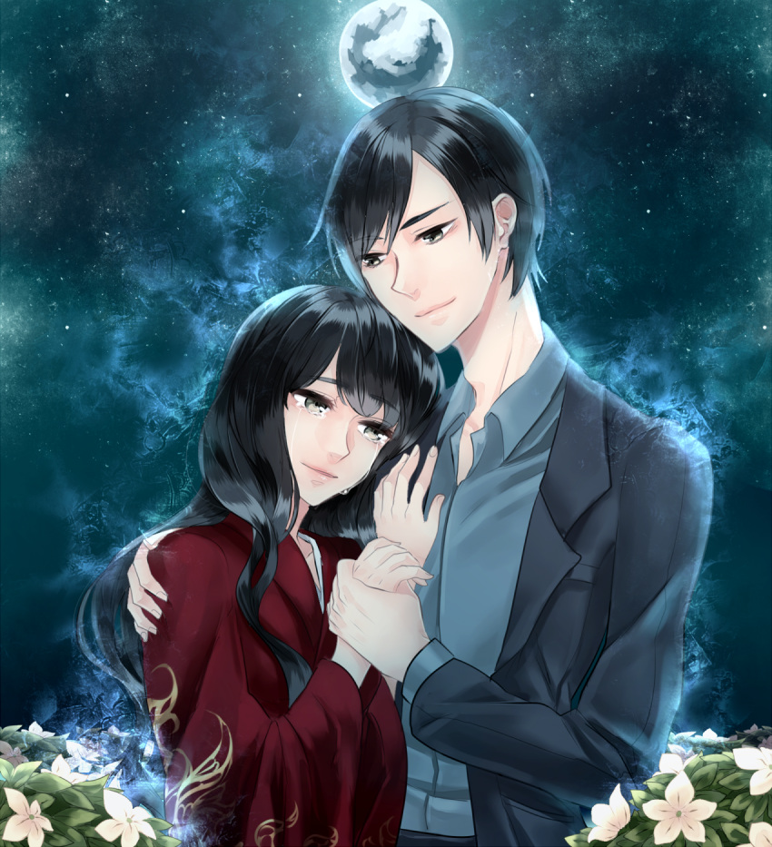 Safebooru - 1boy 1girl black hair brother and sister fatal frame fatal ...