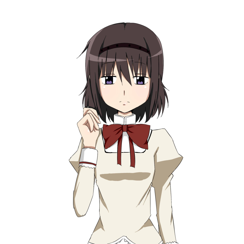 Safebooru - 1girl akemi homura alternate hair length alternate hairstyle black hair bow hairband ...