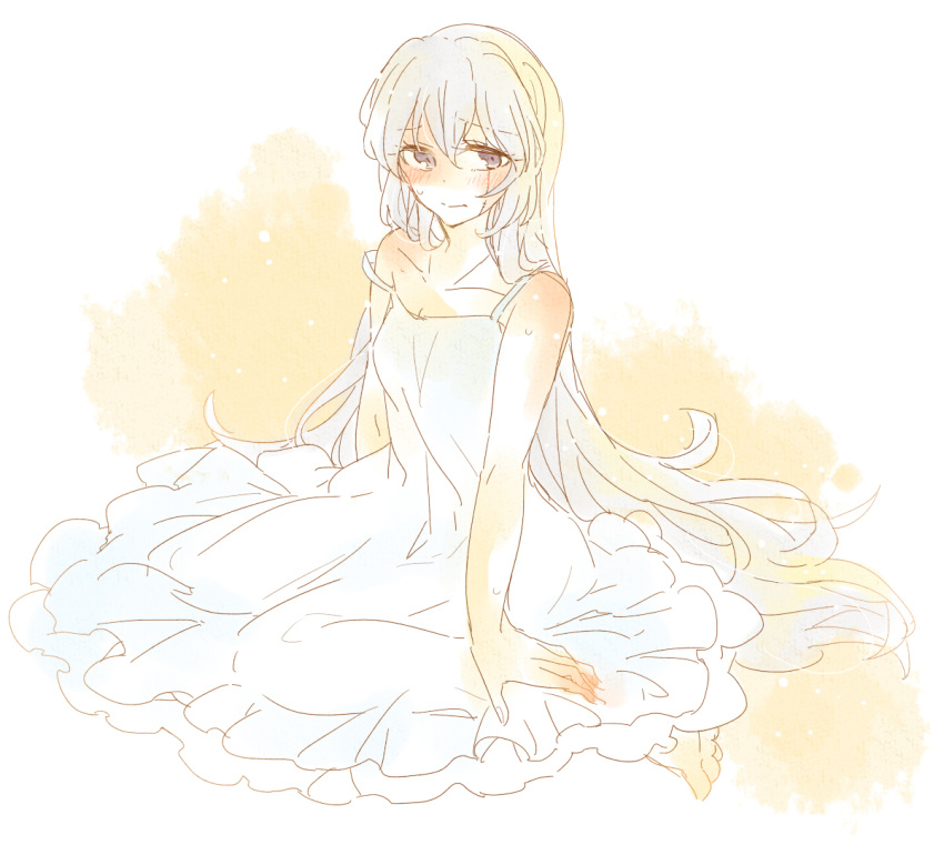 Safebooru - 1girl akuma no riddle banba mahiru bare shoulders blush ...