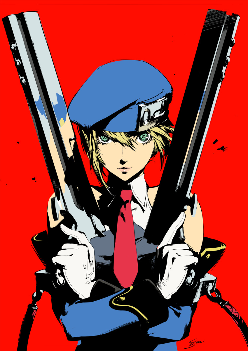 Safebooru - 1girl bare shoulders beret blazblue blonde hair bolverk ...