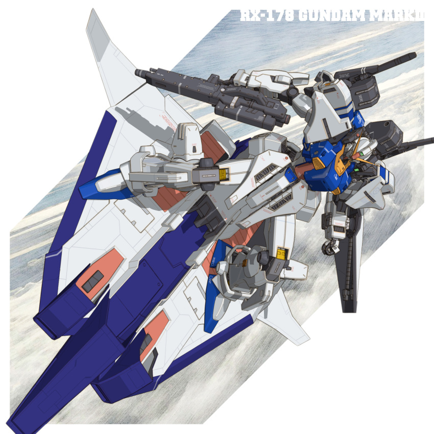 Safebooru - g-db gun gundam gundam mk ii highres mecha shield solo ...