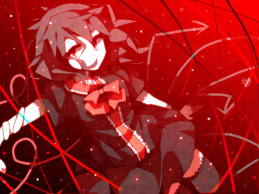 Safebooru - 1girl asymmetrical wings black hair black legwear hazuki shino highres houjuu nue ...